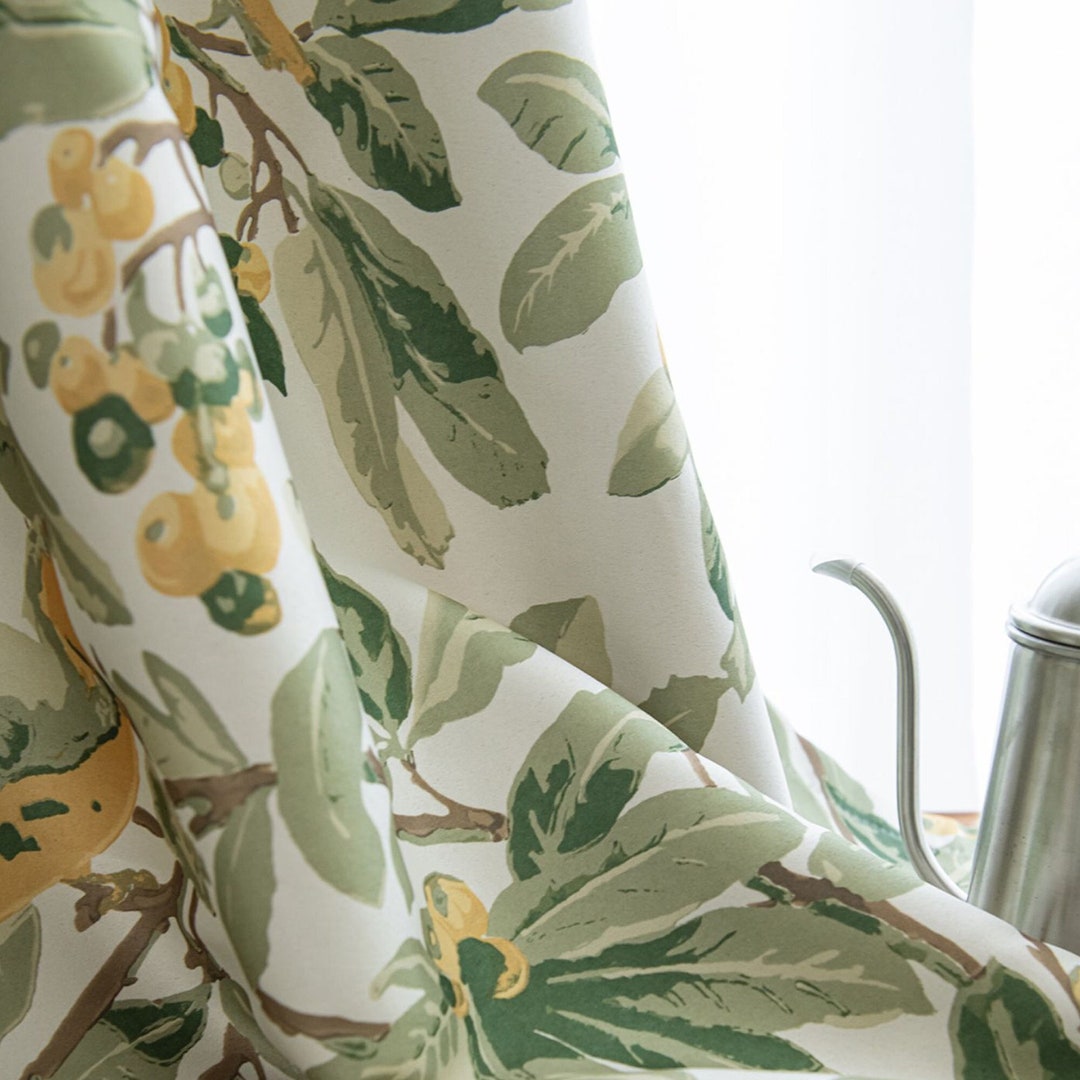 Natural Rustic Curtains, Bedroom Home Decor, Country Style - Etsy