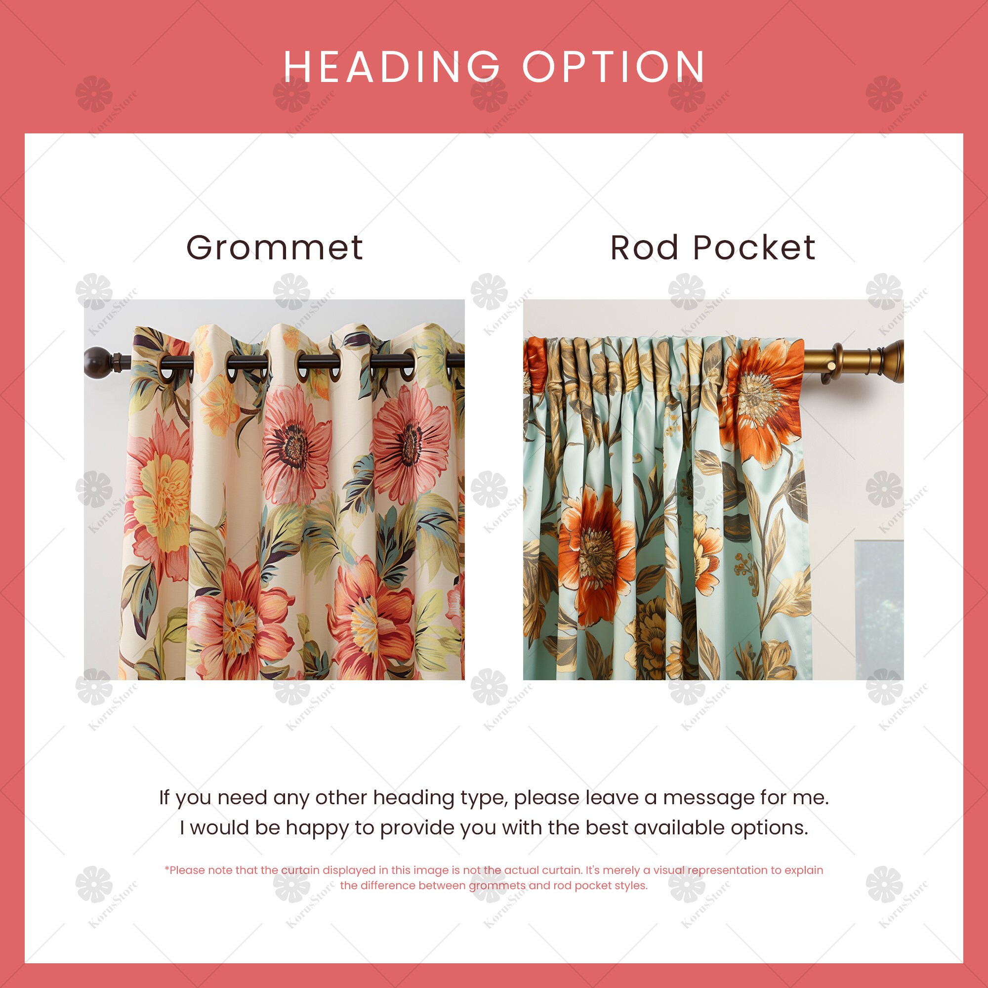 Vintage Floral Curtains: Customizable Cottagecore Bedroom Drapes - Etsy