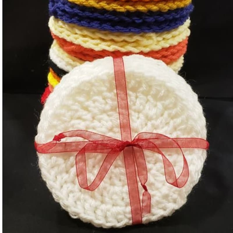Crochet Coaster Set - Etsy