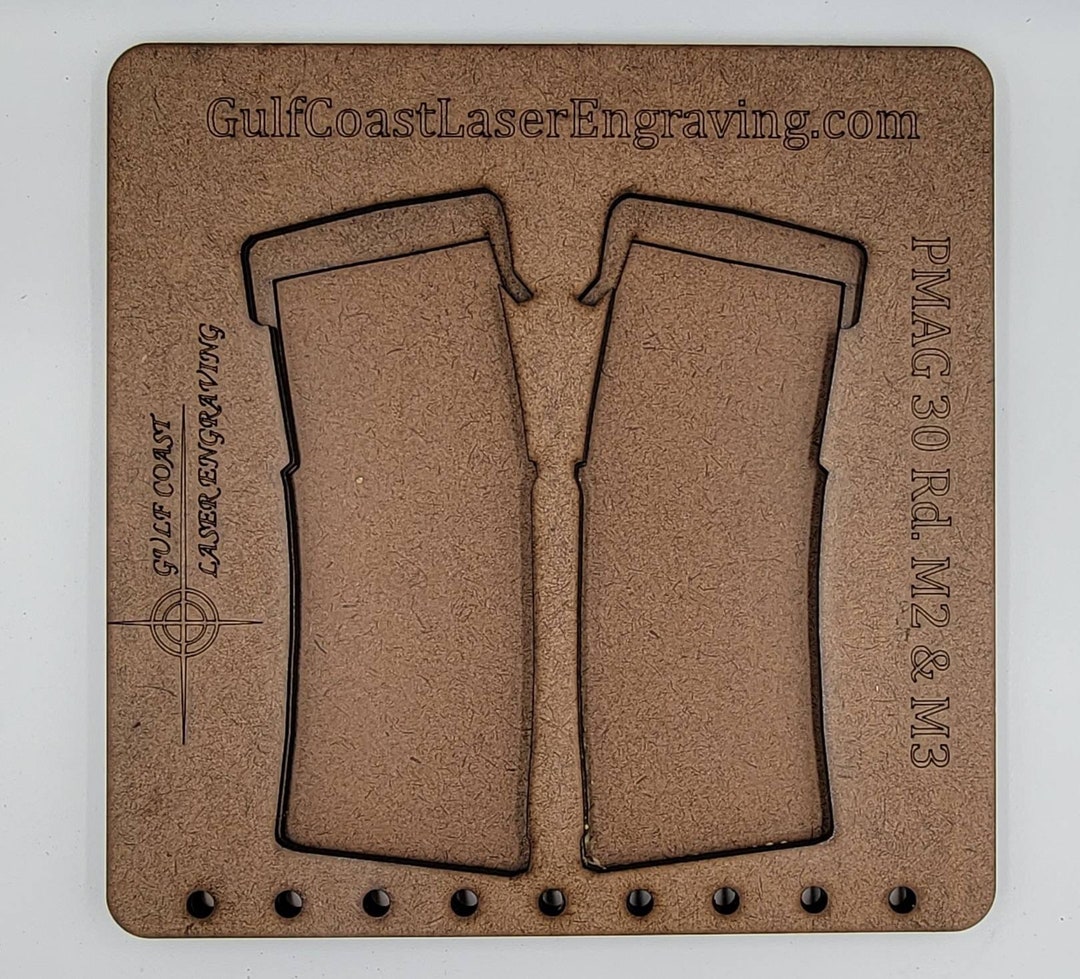PMAG M2/M3 and Mil Spec Laser Engraving Jig for Polymer Magazines Gen2 ...