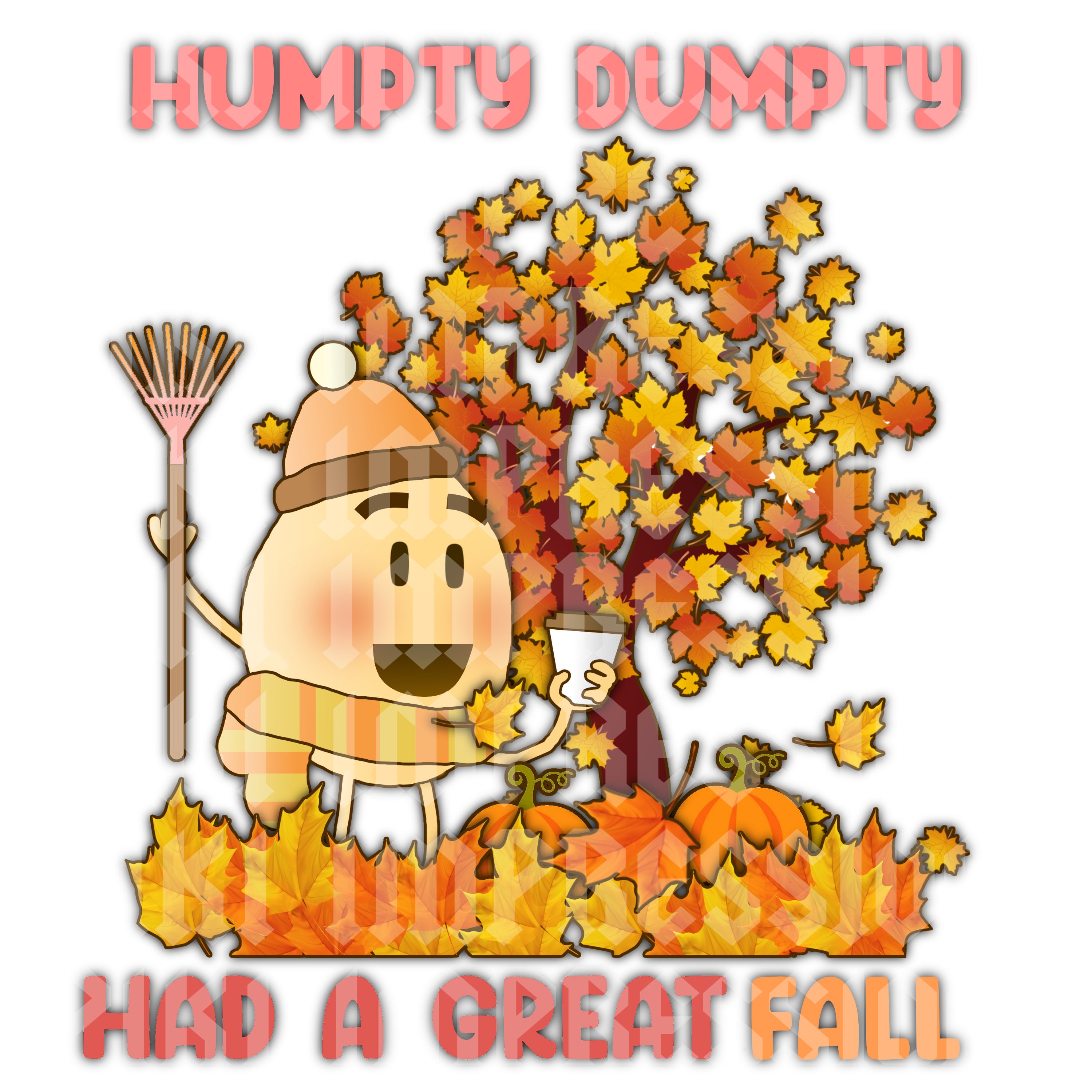 Humpty Dumpty Had a Great Fall Png Digital Download - Etsy