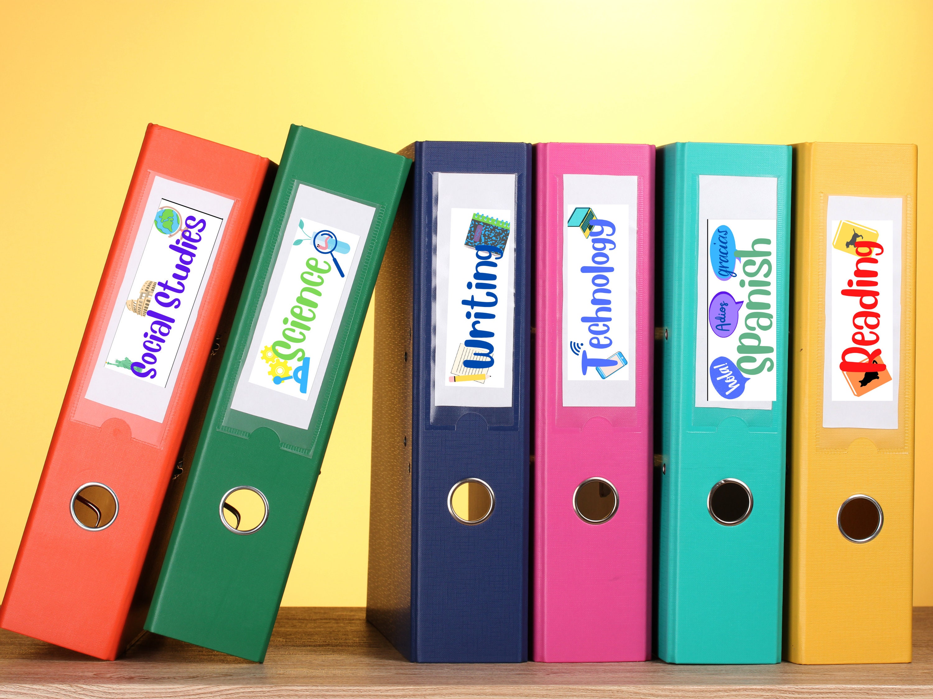 Printable School Binder/folder/notebook Labels for Boys and Girls - Etsy