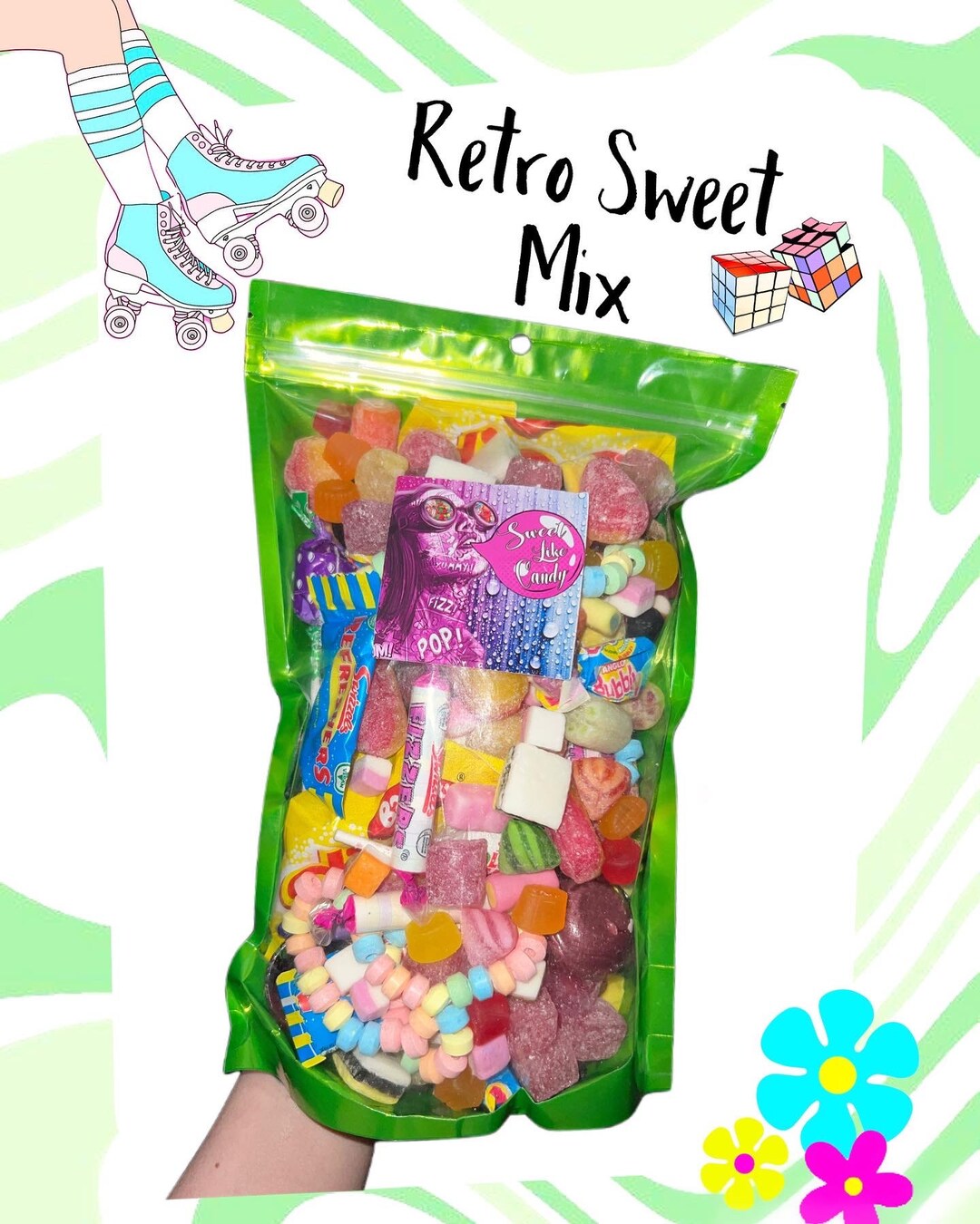 Retro Sweet Mix Sweet Pouch Sweet Like Candy UK Sweets Pick N Mix Party ...