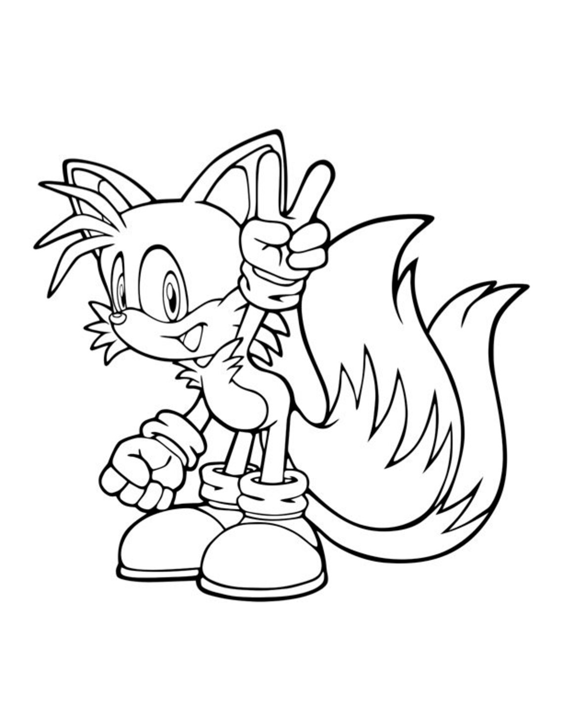 100+ Sonic Coloring Pages - Etsy