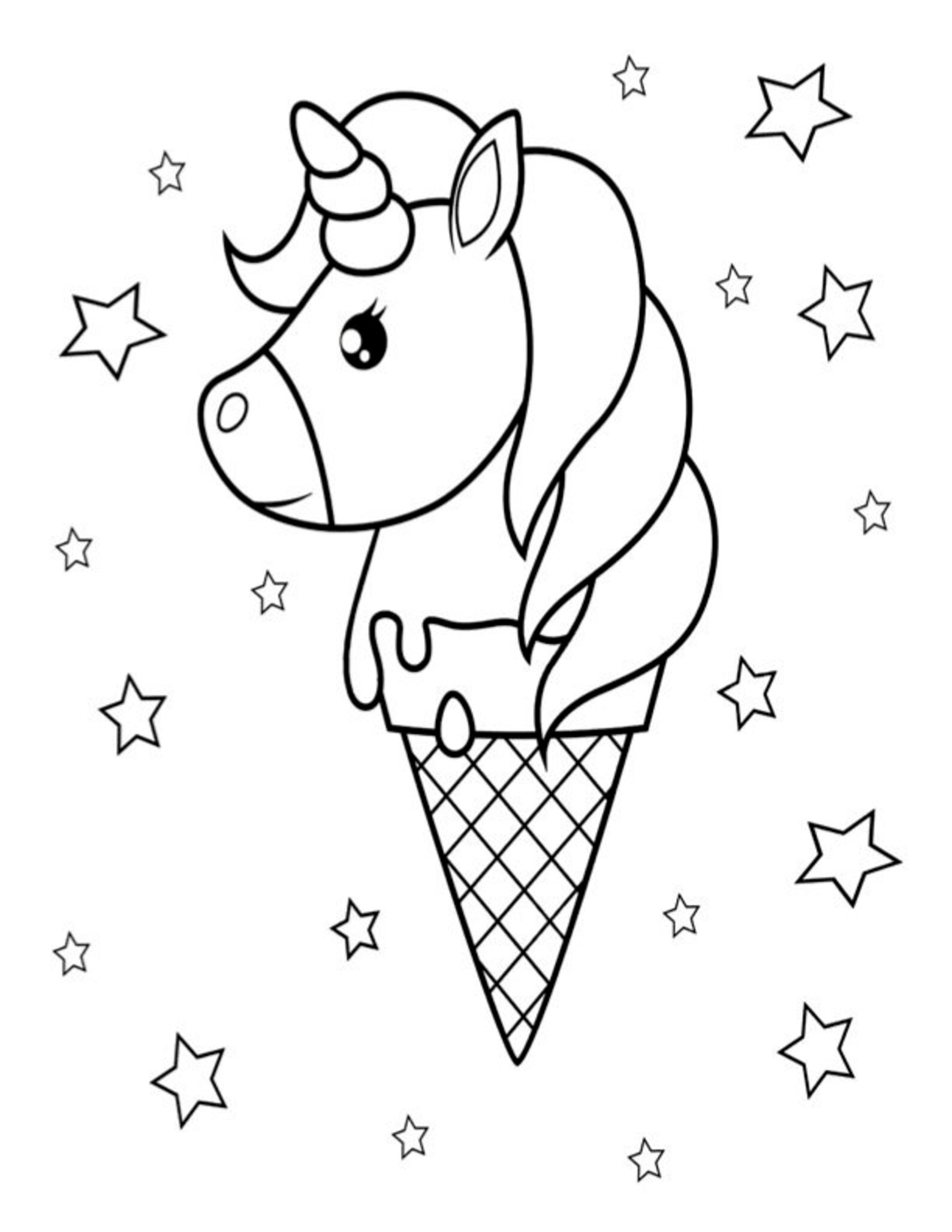 40 FUN ICE CREAM Coloring Pages - Etsy Canada