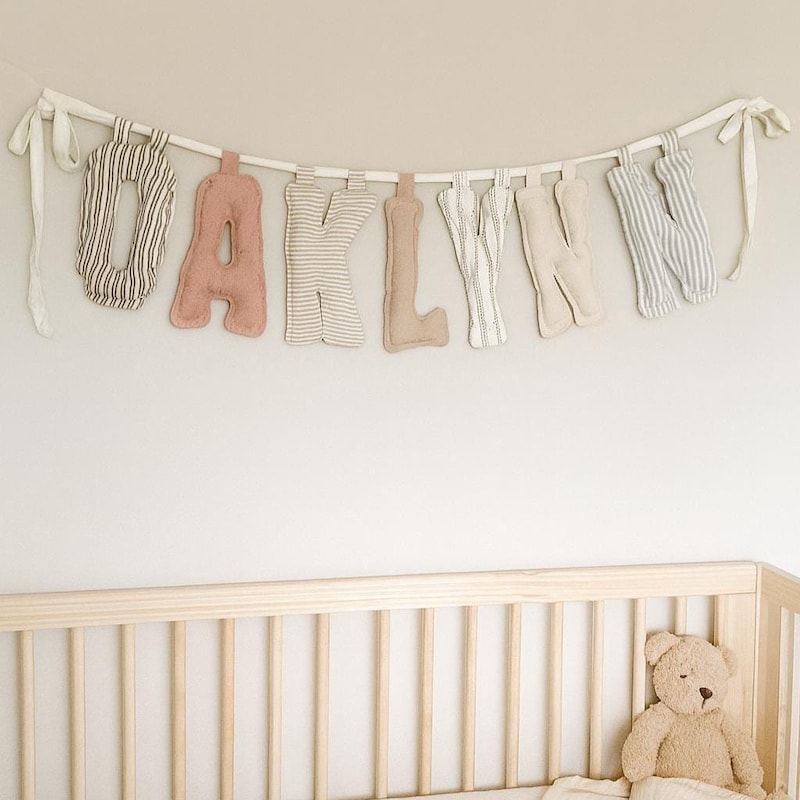 Custom Quilted Name Sign - Etsy