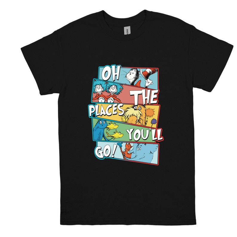 Dr. Seuss Shirt, Dr. Seuss Day, Cat in the Hat, Reading Day, Youth ...