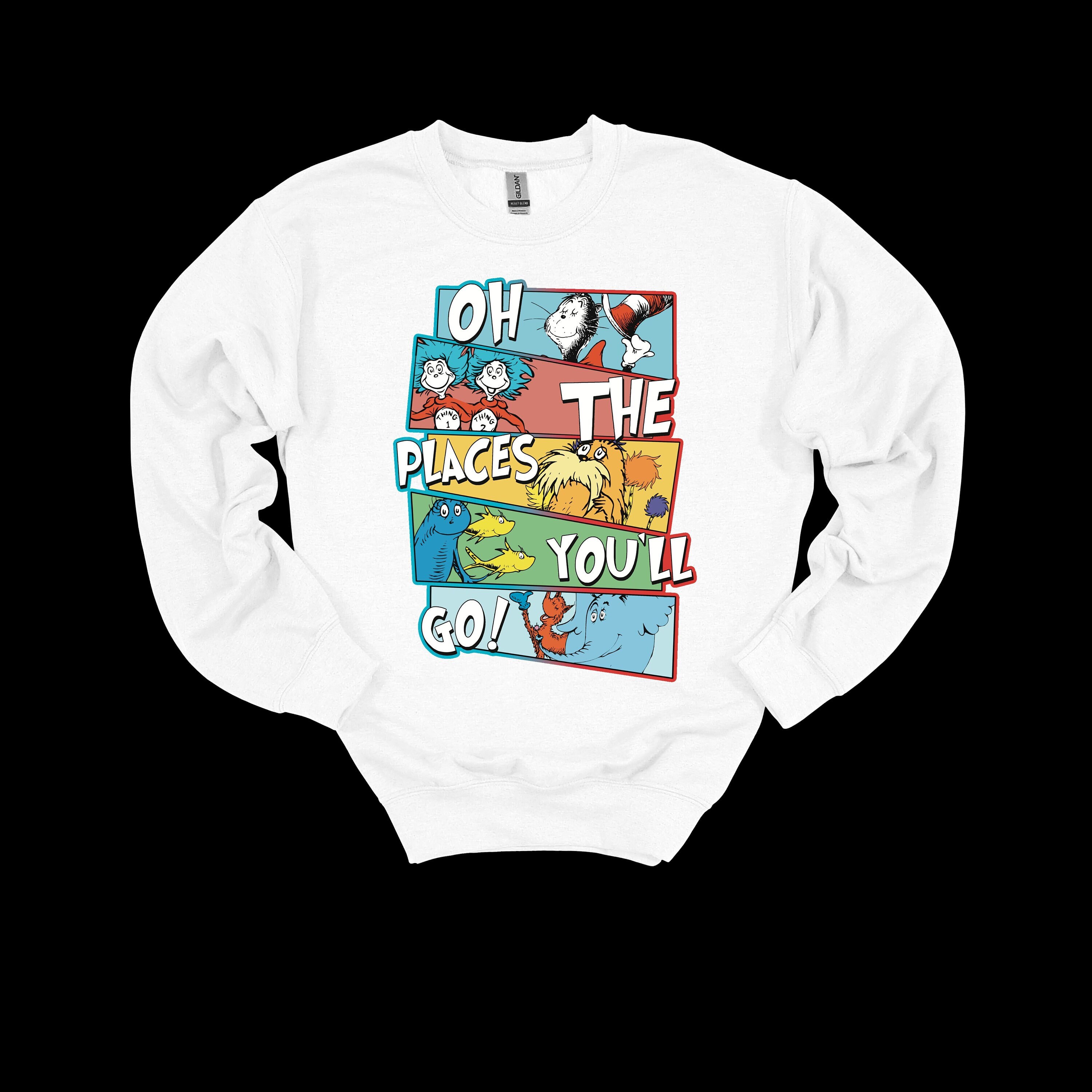 Dr. Seuss Shirt, Dr. Seuss Day, Cat in the Hat, Reading Day, Youth ...
