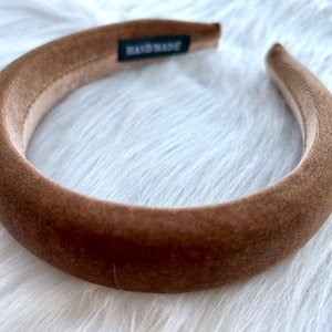 Velvet Padded Headband,premium Velvet Hair Band,winter Hair Band,womens ...