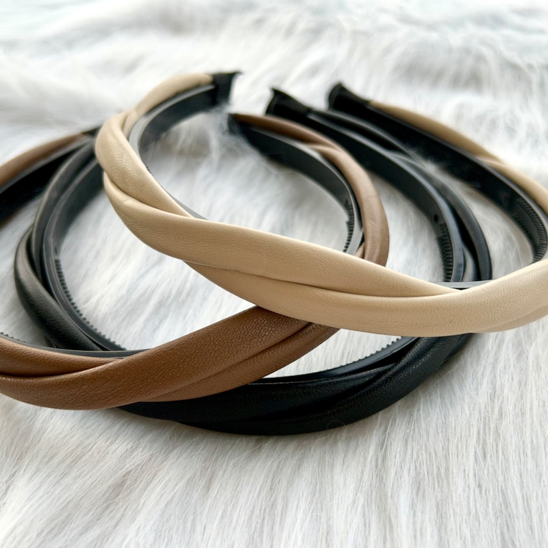 Vintage Hair Bands Brown - Etsy