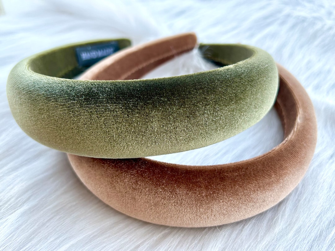 Velvet Padded Headband,premium Velvet Hair Band,winter Hair Band,womens ...