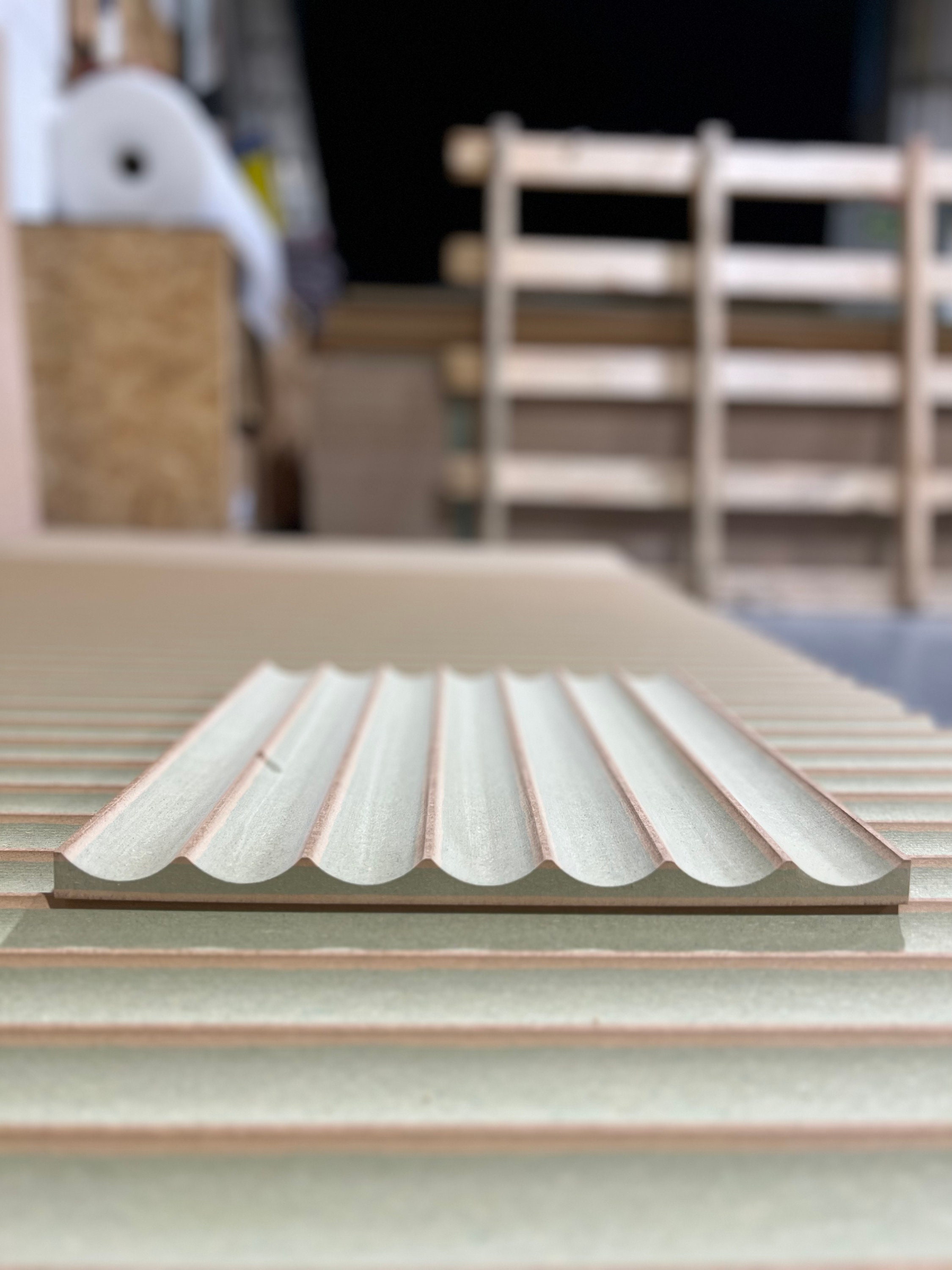 Dish Flute MDF Panels Wall Panelling Decorative Panels 3D Wall Panels ...