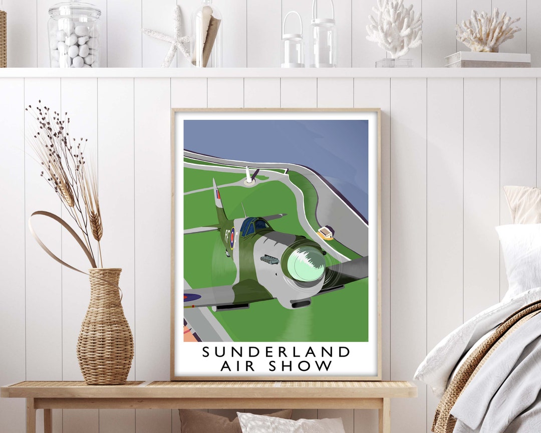 Sunderland Print Sunderland Poster Air Show Print Travel - Etsy