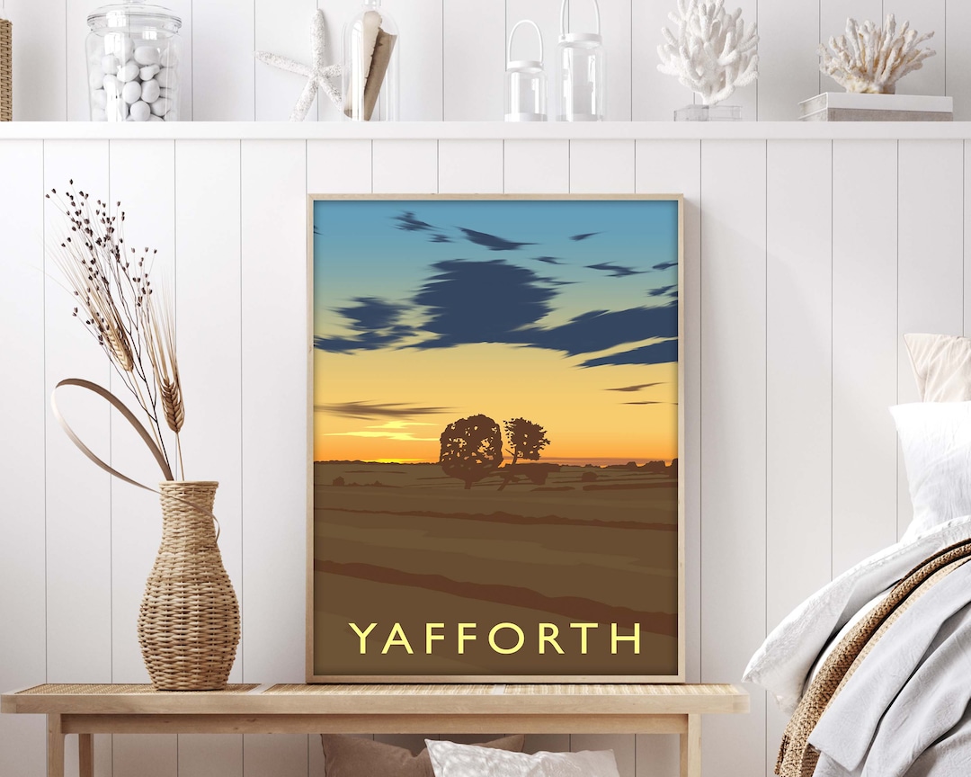 Yafforth Vintage Reiseposter Gerahmter Wandkunstdruck - Etsy.de