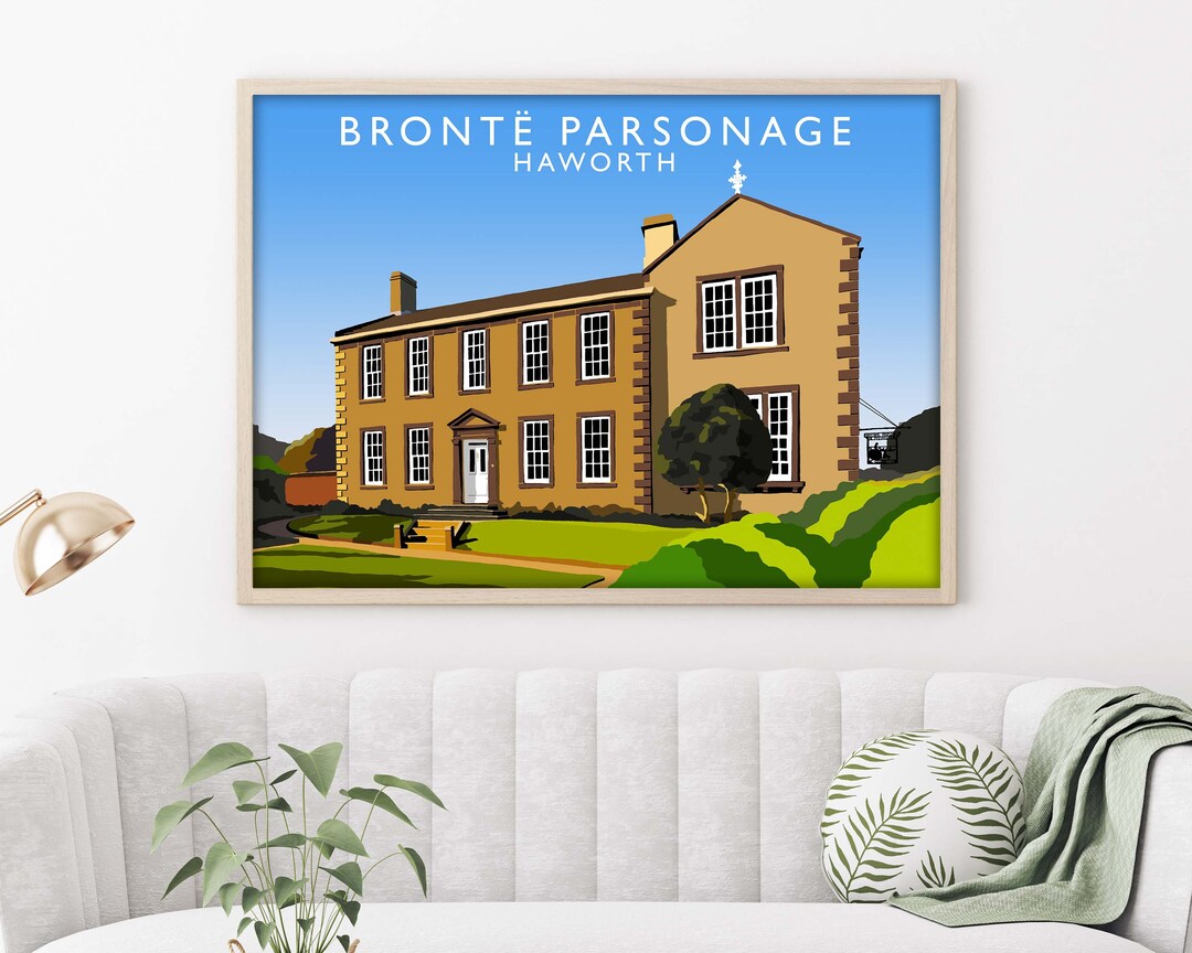 Haworth Poster Bronte Parsonage Wall Art Haworth Print - Etsy