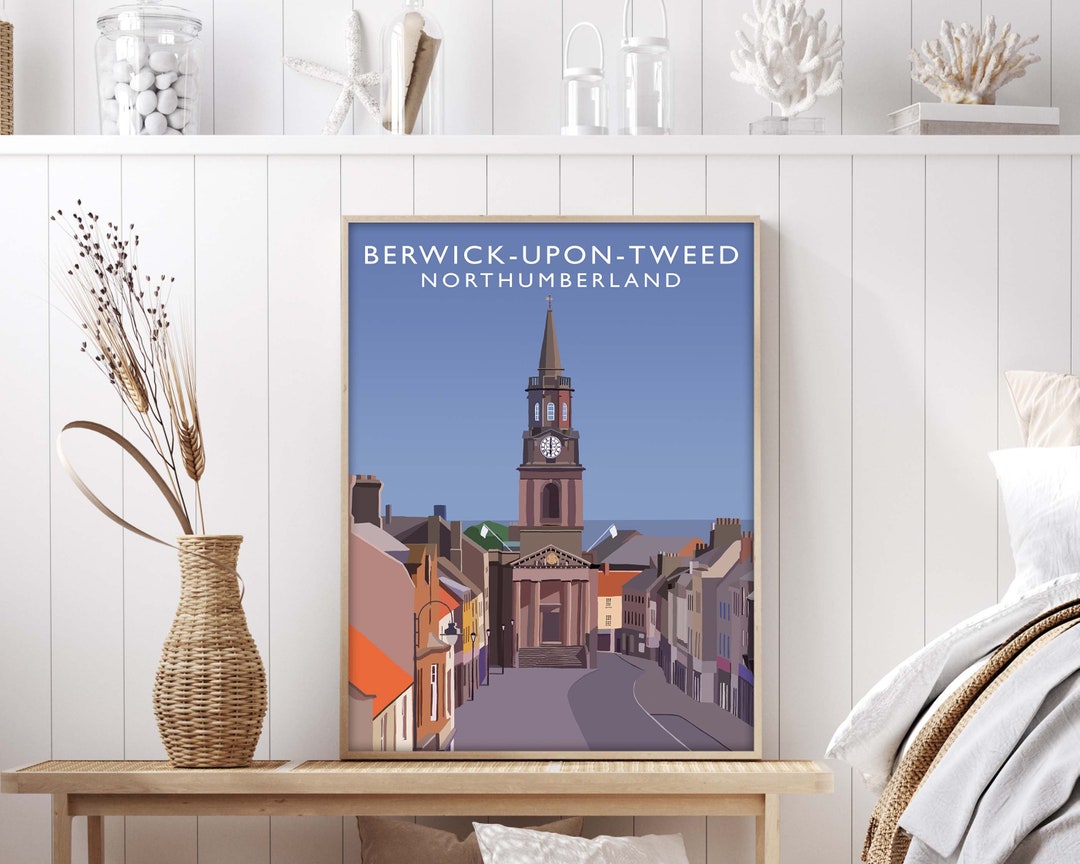 Berwick Upon Tweed Vintage Travel Poster Framed Wall Art - Etsy