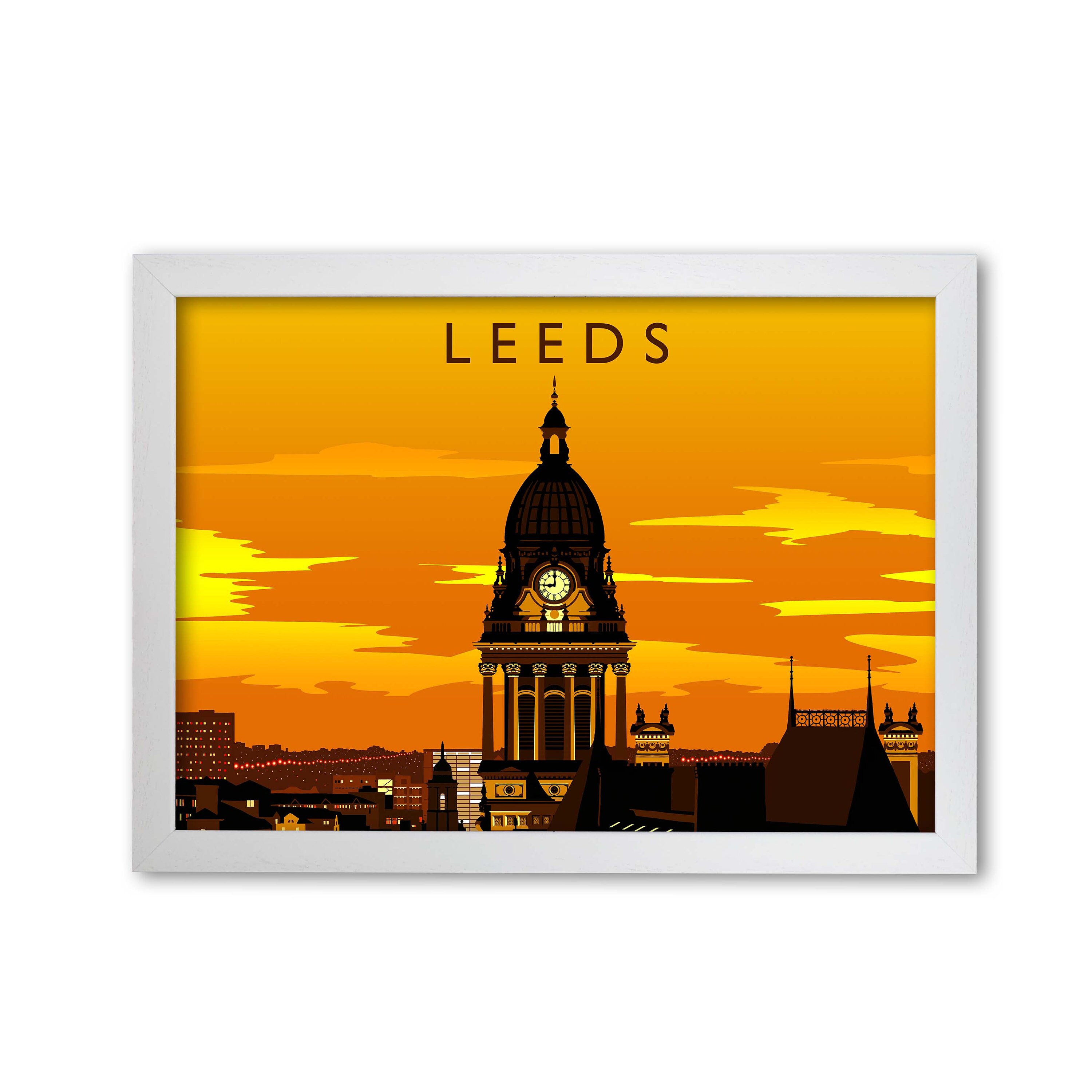Leeds Print Yorkshire Reise Poster Reise Kunst Geschenk - Etsy.de