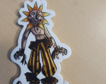 FNAF Sundrop & Moondrop Sticker Security Breach Daycare Attendant ...