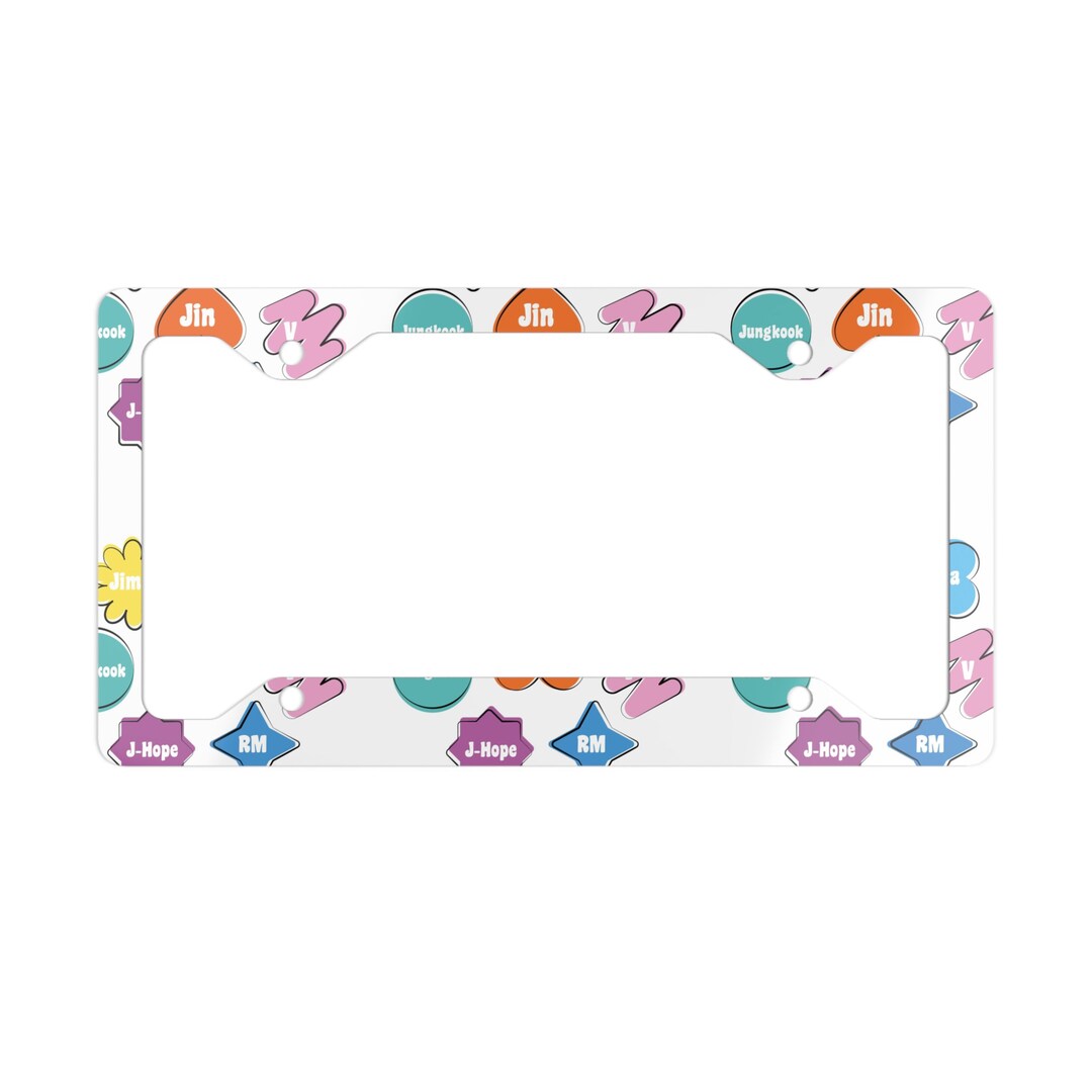 BTS PTD Shapes License Plate Holder - Etsy