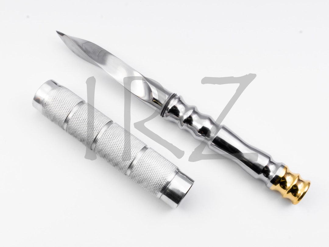 Tri Edge Dagger Knife in Stainless Steel Twisted Blade With - Etsy