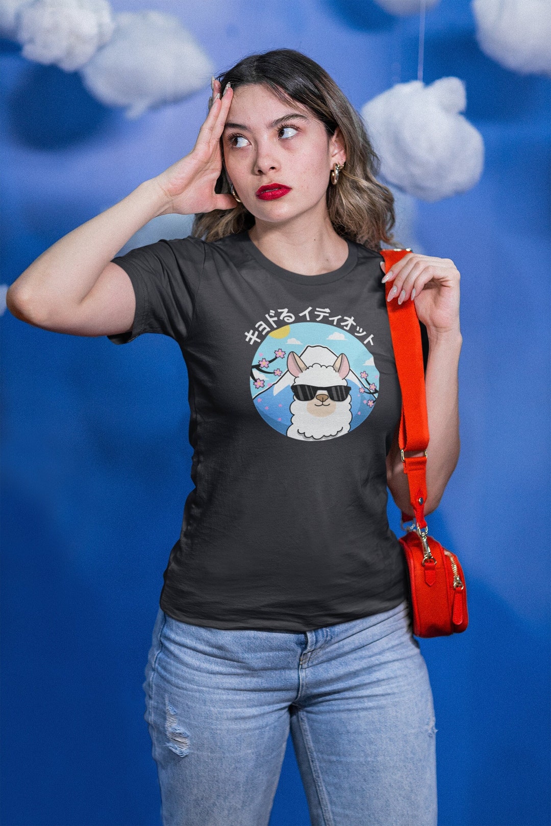 Sussy Baka Llama (jpn) - Funny Unisex Summer T Shirt, Gift for Llama ...