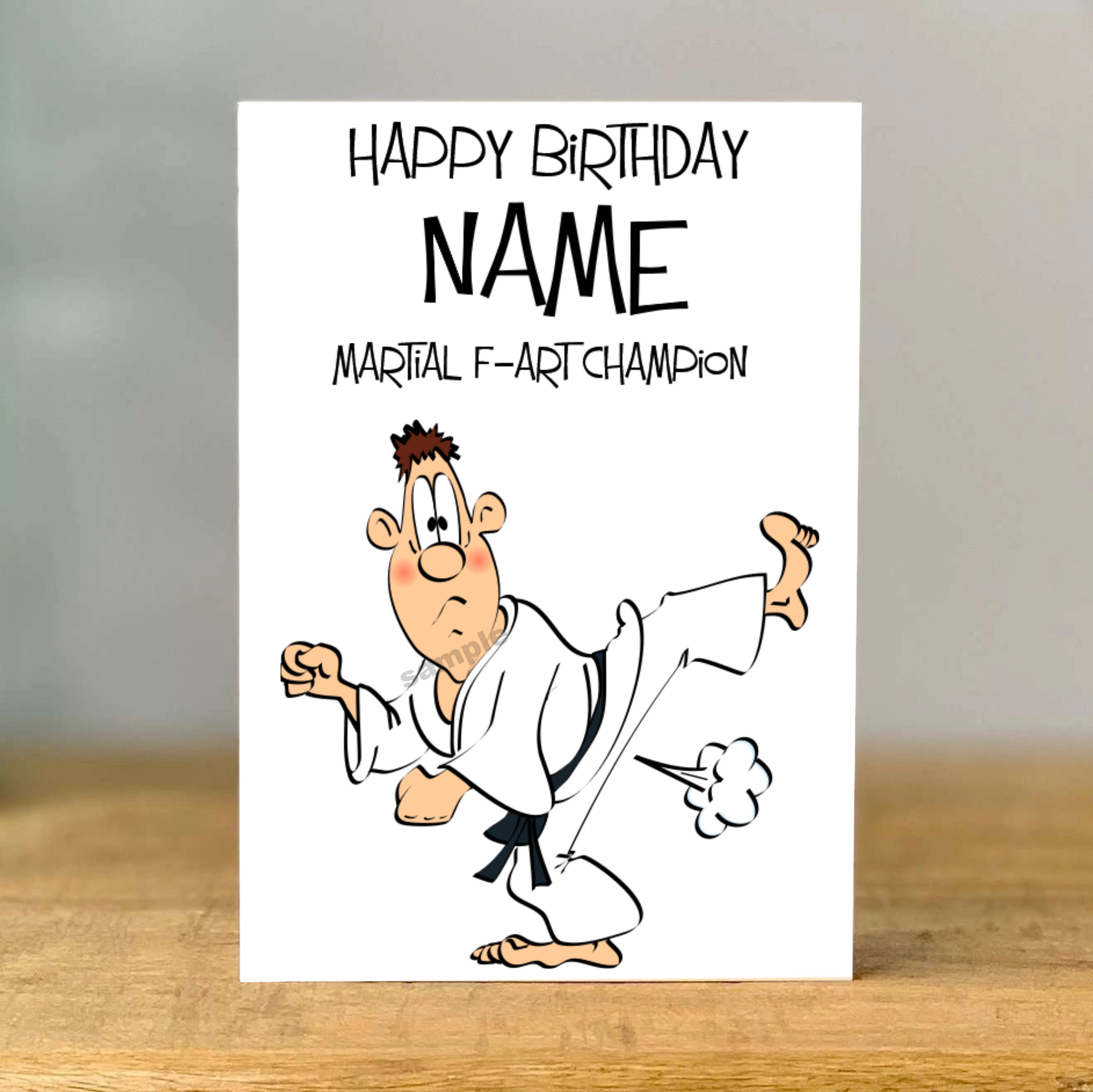 Karate Birthday Card Ideas Karate For Siara Project Idea
