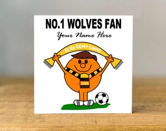 Mr Wolves Birthday Card - Etsy UK