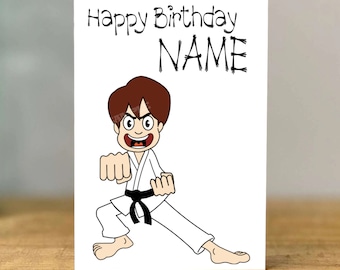 Judo Birthday Card - Etsy UK