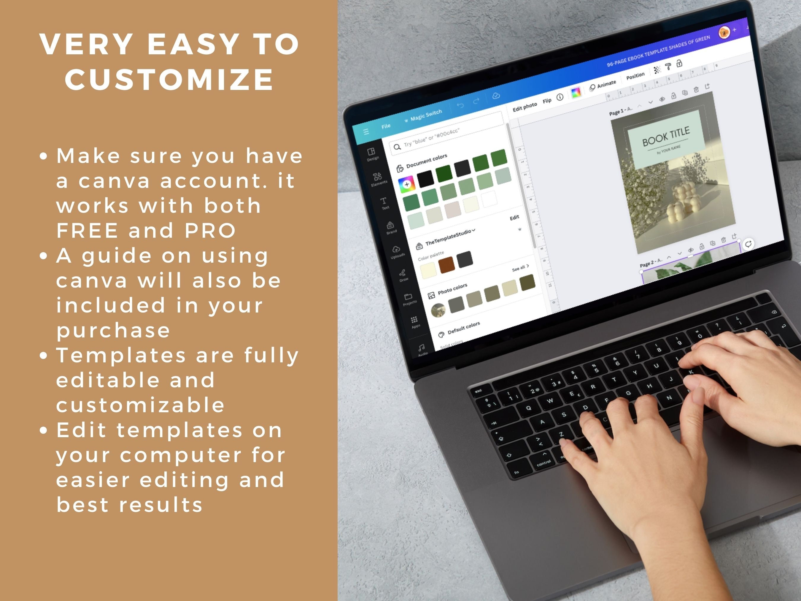 Ebook Template Editable Canva Coaching Workbook Template - Etsy