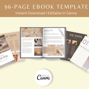 Ebook Template Editable Canva | Coaching Workbook Template, Lead Magnet ...