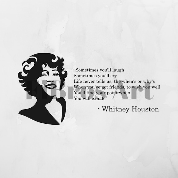 Whitney houston svg Bodyguard svg Spruch svg Silhouette - Etsy.de