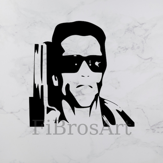 Terminator Svg Arnold Schwarzenegger Svg Instant Download - Etsy