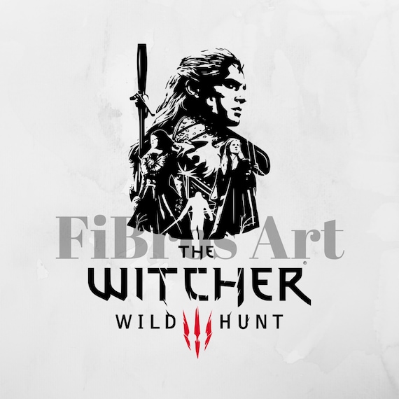 The Witcher Svg Geralt Svg Wild Hunt Svg Digital - Etsy Israel