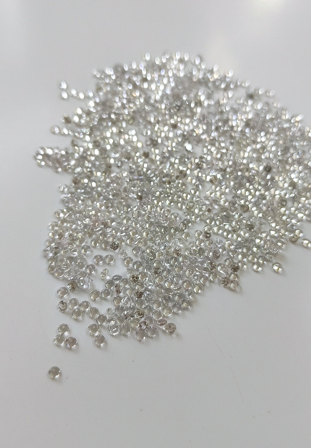 2mm Natural Only Heated White Sapphire Round Brilliant Cut - Etsy