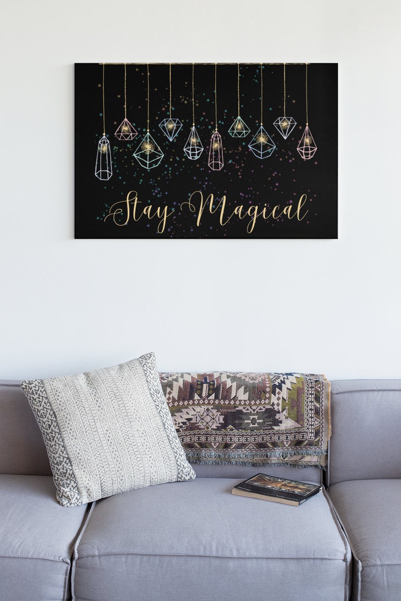Stay Magical, Crystal Art Print, Instant Download, Colorful, Printable ...