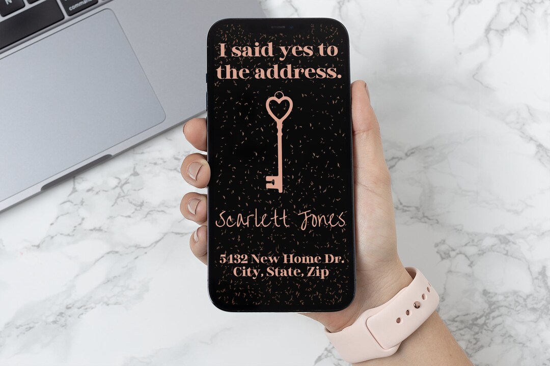 Digital Moving Announcement, Change of Address, Electronic, New Home ...