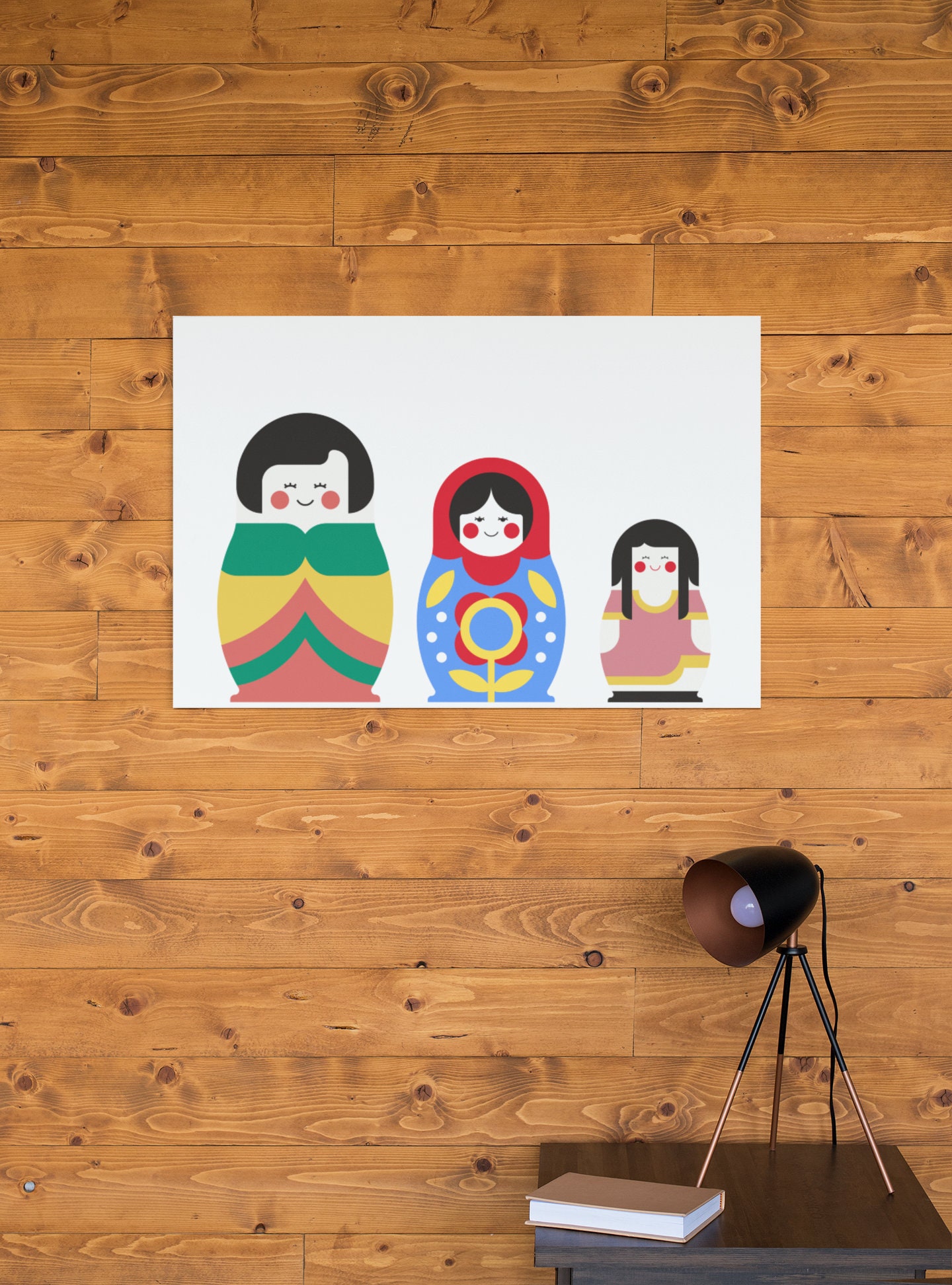 Nesting Dolls Printable Wall Art, Matryoshka, Nesting Dolls Printable ...