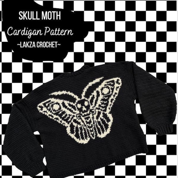 Moth Cardigan - Etsy