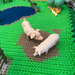 Crochet Farm Play Mat Pattern - Etsy