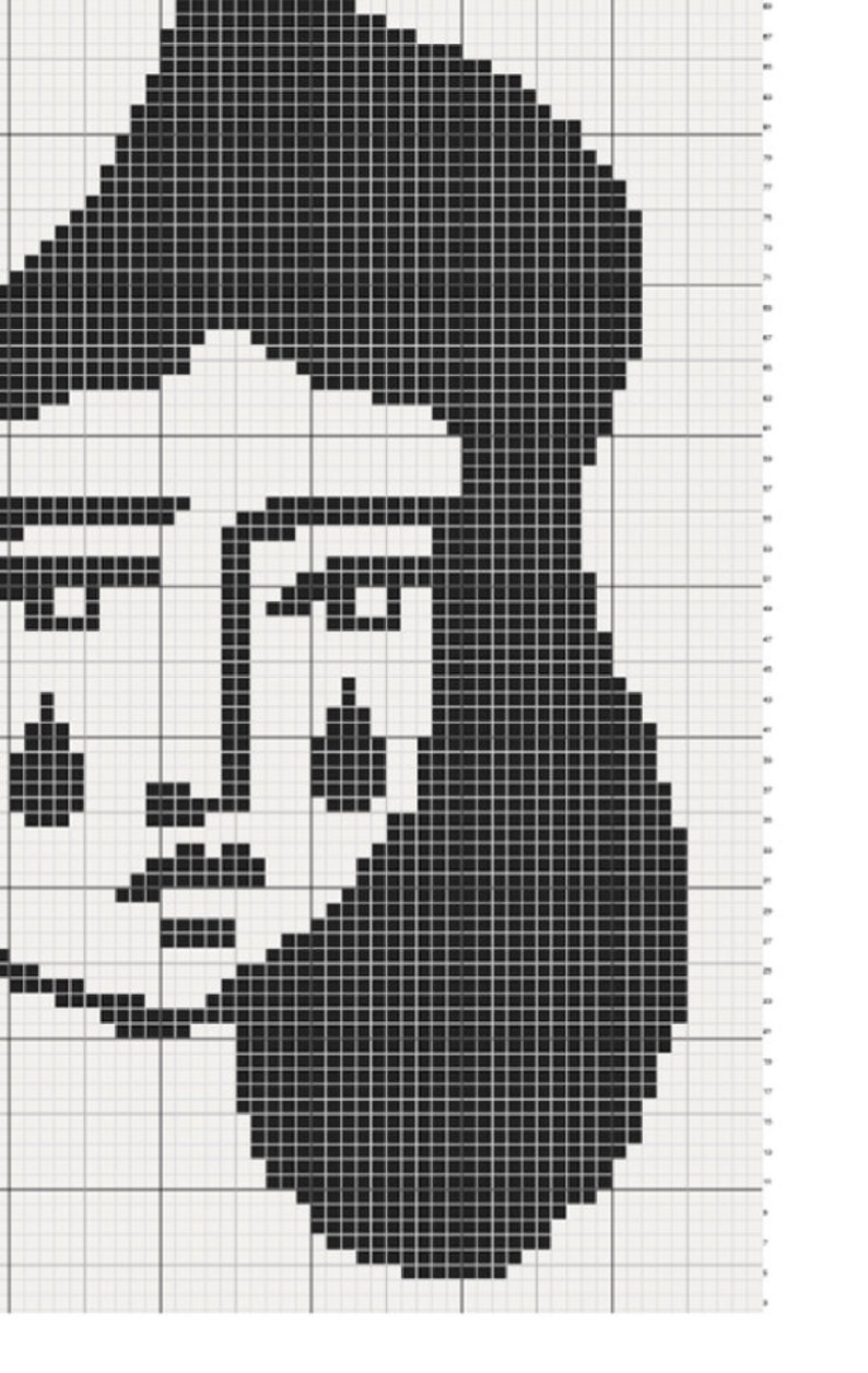 Sad Girl Traditional Tattoo Tapestry Crochet Pattern - Etsy