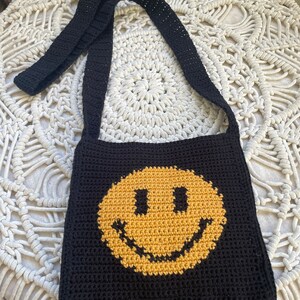 Happy Sad Emoji Crochet Bag Pattern - Etsy