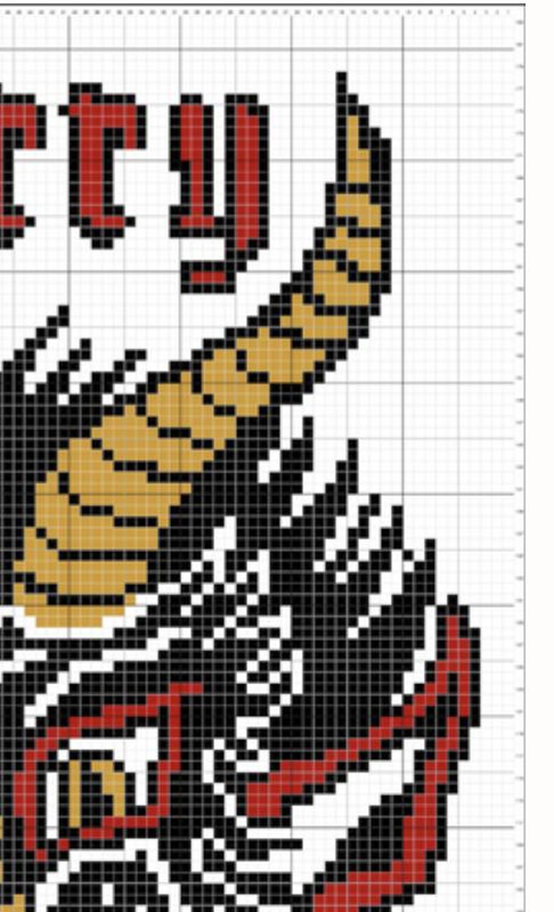 Krampus Crochet Tapestry Pattern - Etsy