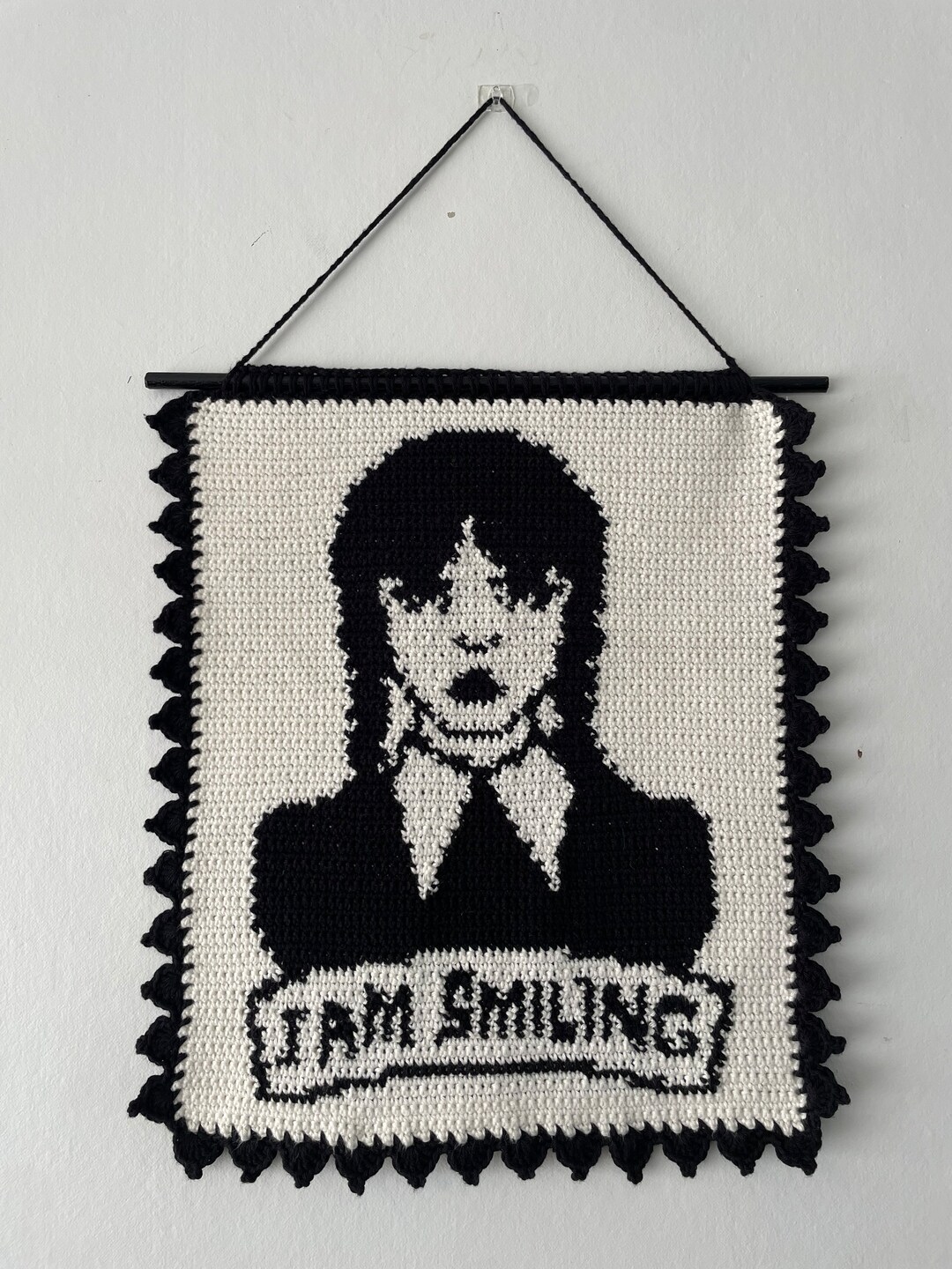 Wednesday Addams Wall Hanging Moody Decor - Etsy