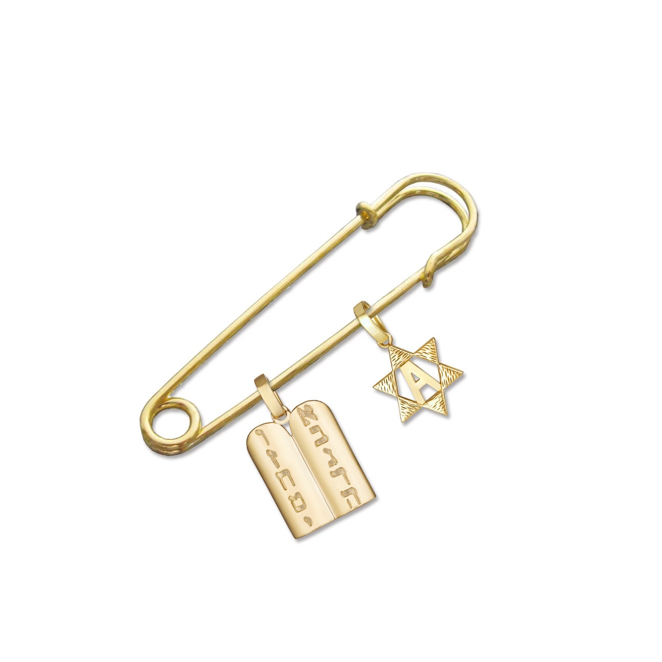 Torah Tablet Necklace 14K Gold Torah Jewelry Jewish Tablets - Etsy
