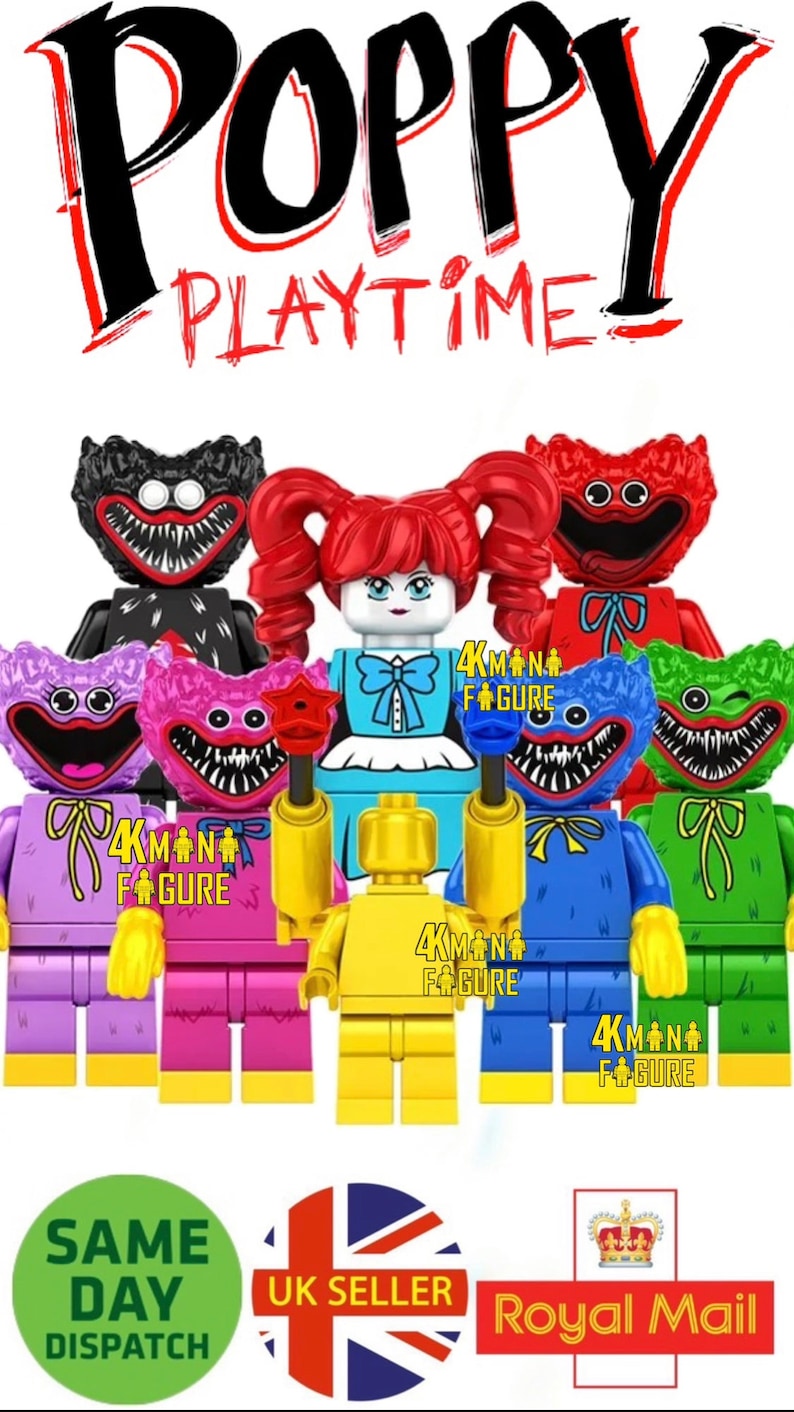 Poppy Playtime Characters New Figures MK2 Custom Mini Figure - Etsy