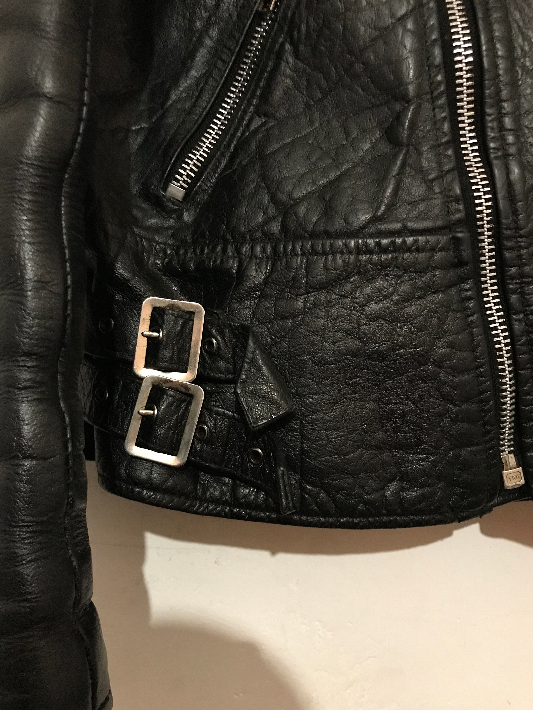 Vintage 80s British True Punk Style Motorcycle Leather Biker Jacket - Etsy