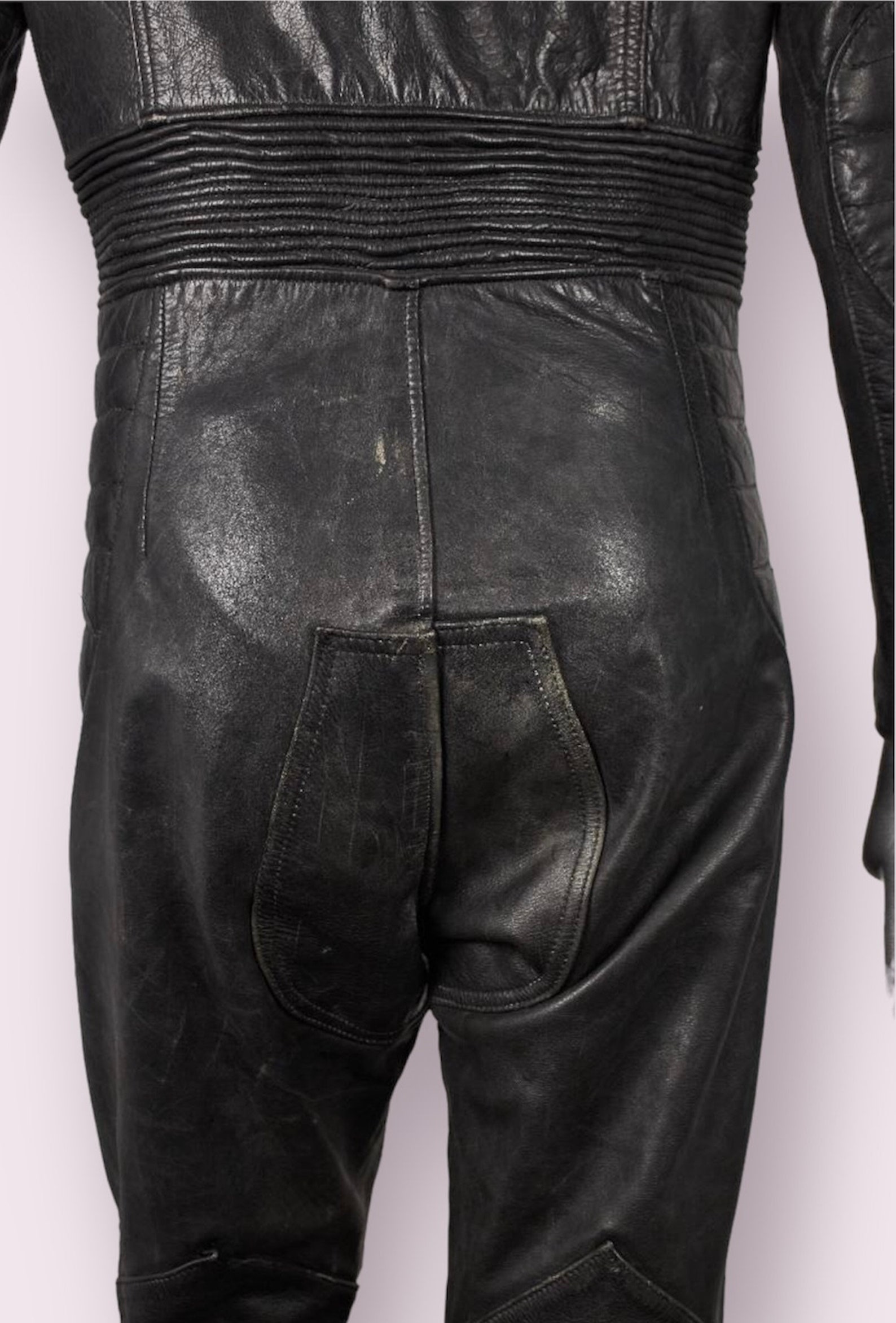 Very Rare Vintage 1970s One Piece Leather Motorcycle Racing Suit Made ...