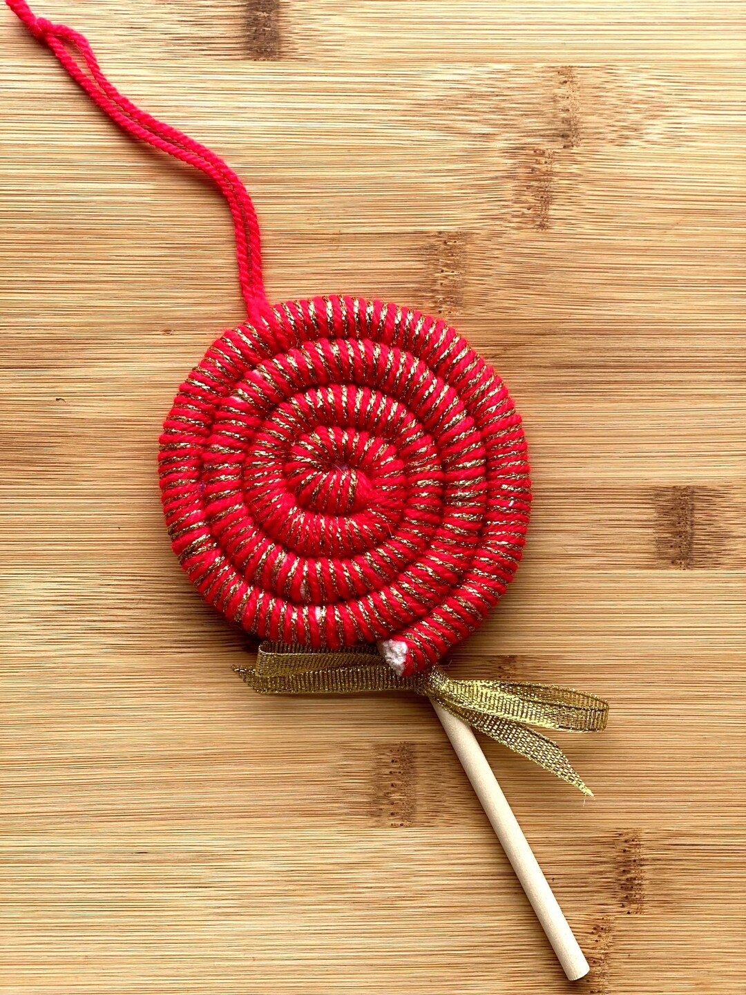 Lollipop Christmas Tree Decorations, Rope Festive Tree Ornament ...
