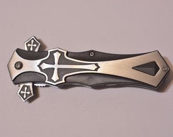 Cross on Knife - Etsy