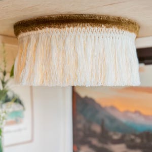 Camper Light Fixture Cover | Handmade Camping Decor for RV | RV Light ...